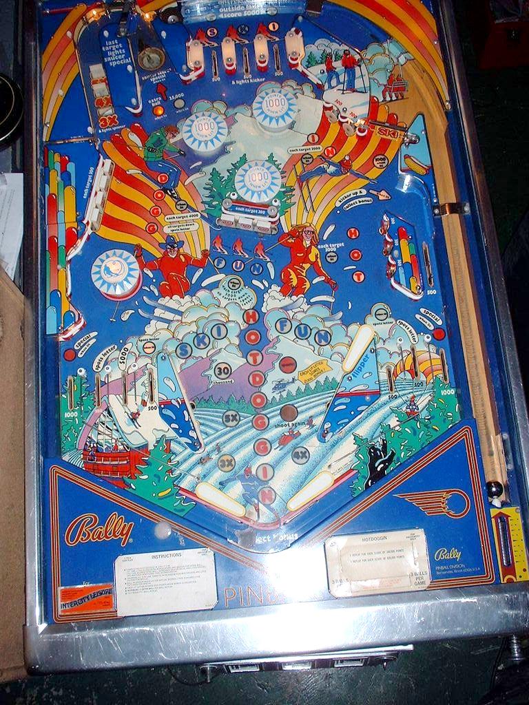 Bally HotDoggin Hot Dogging pinball machine - collector buying