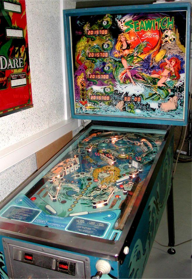 Stern Seawitch Stern Sea Witch pinball machine - collector buying