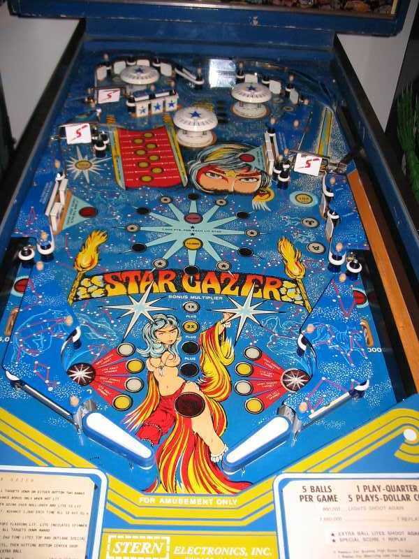 Stern Star Gazer Stern Stargazer pinball machine - collector buying