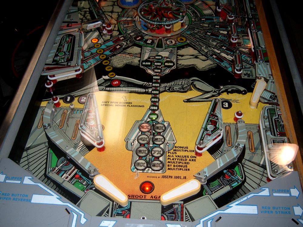 Stern Viper pinball machine - collector buying