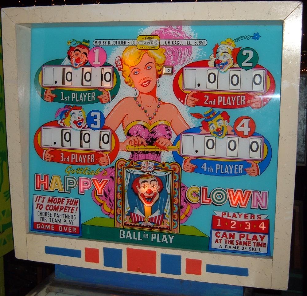Gottlieb Happy Clown pinball machine - collector buying