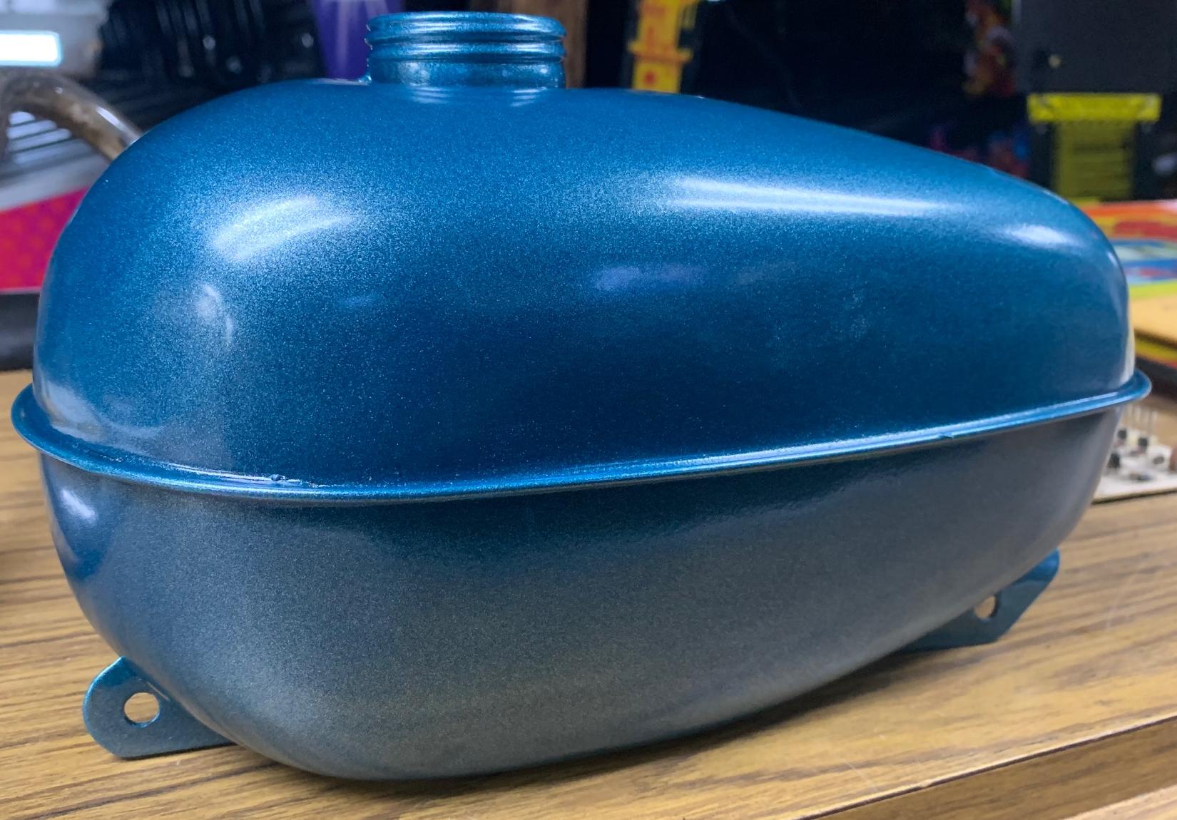 Has Anyone Powder Coated a Vintage Gas Tank? | OldMiniBikes.com