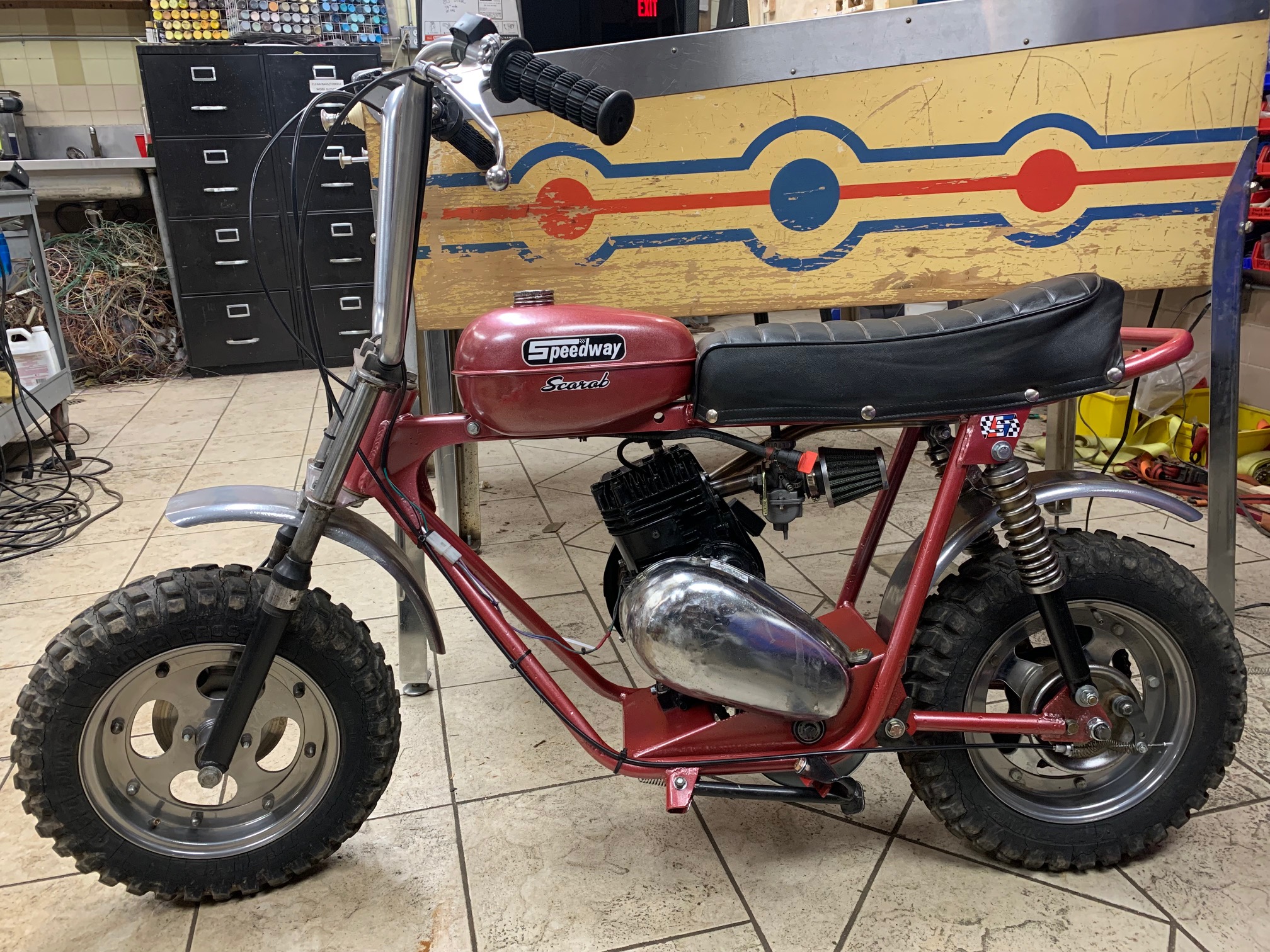 1970 Speedway Scorpion rehab update | OldMiniBikes.com
