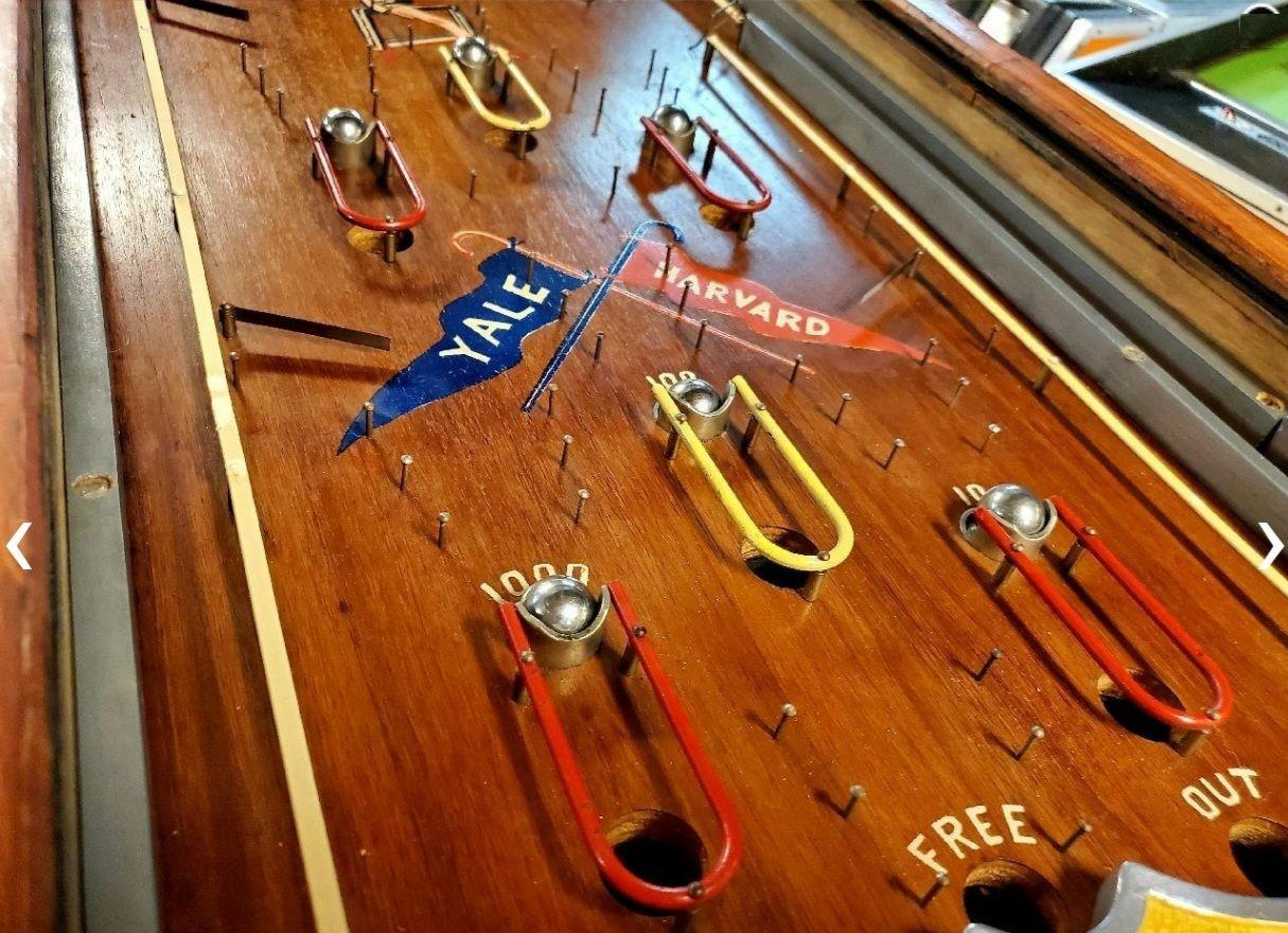 1934 Van-Scho Corp Hurdles pinball, pre-WW2, collector buying