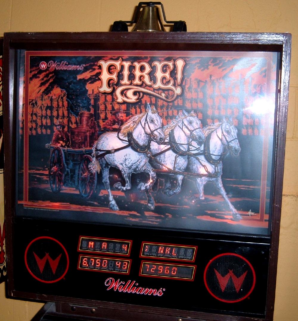Williams Fire pinball - collector buying