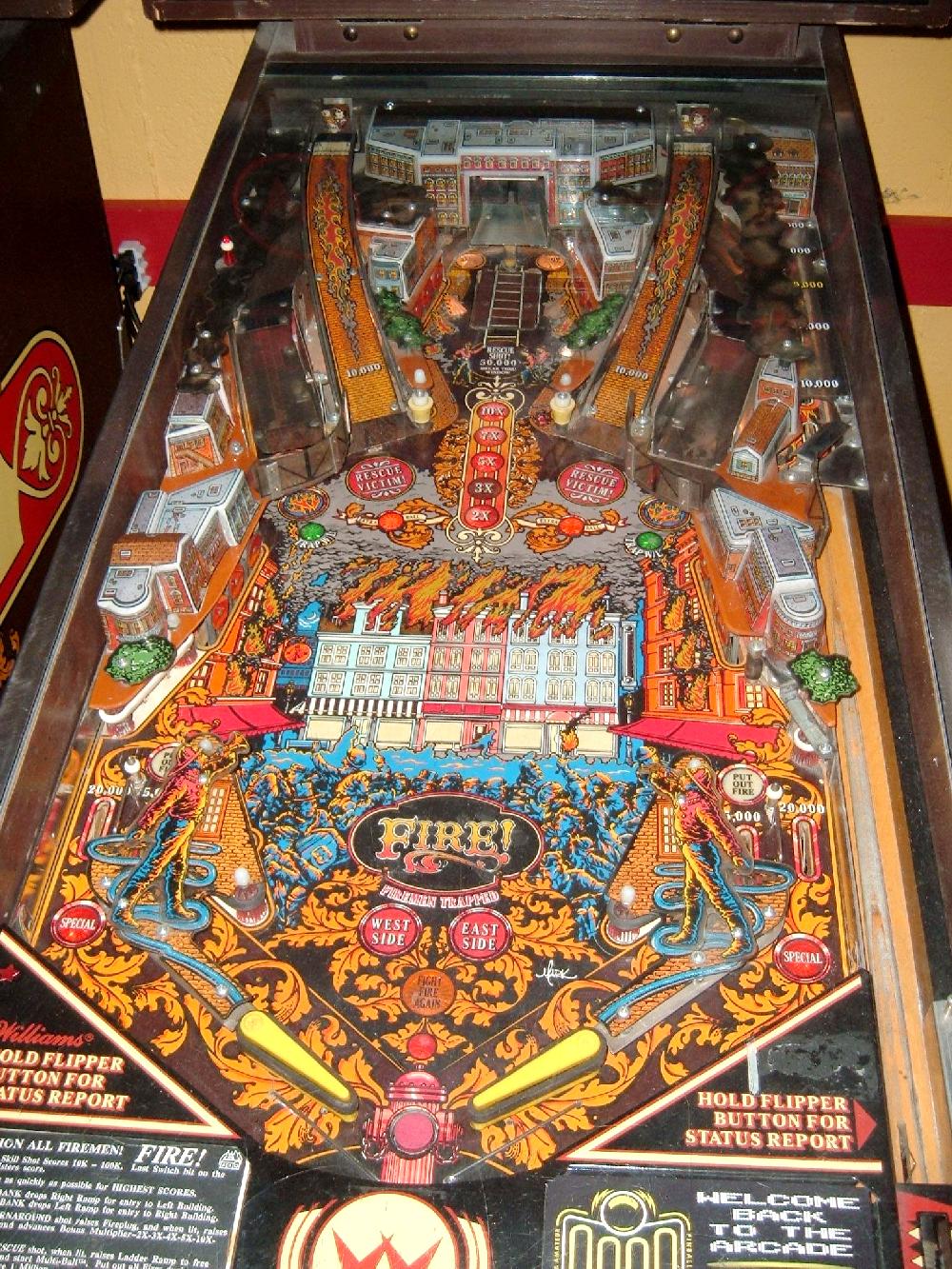 Williams Fire pinball - collector buying