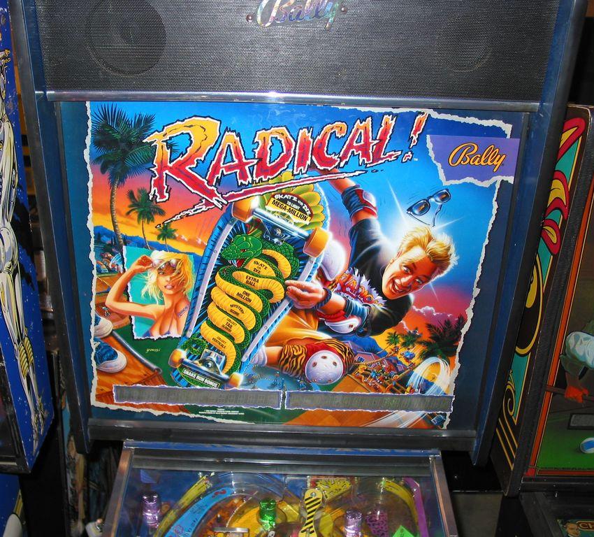 Bally/Williams Radical pinball - collector buying