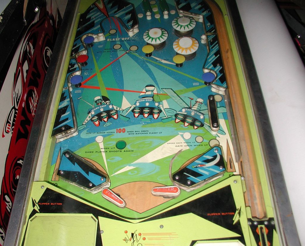 Bally Cosmos pinball machine 1969 USA coin operated arcade pinball game