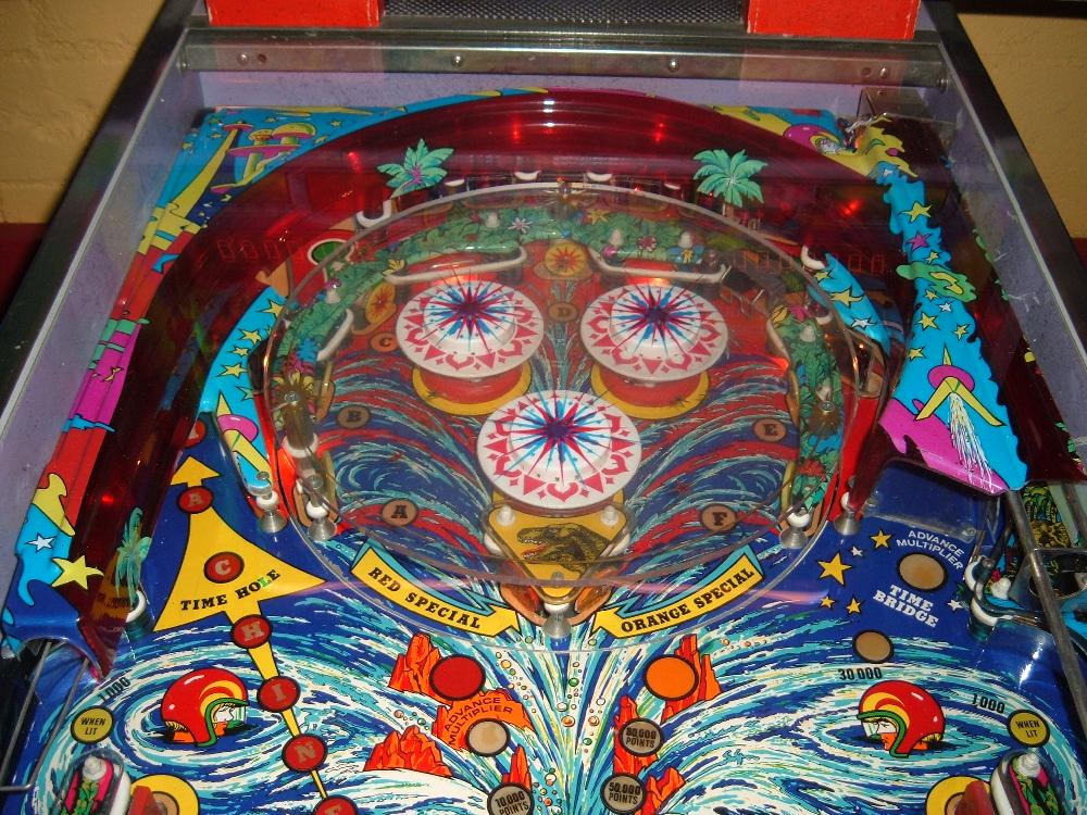 Zaccaria Time Machine pinball machine 1983 coin operated arcade game