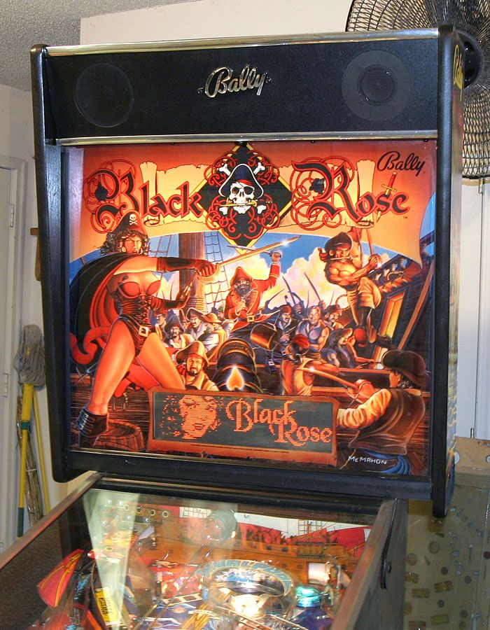 Bally/Williams Black Rose pinball machine - collector buying