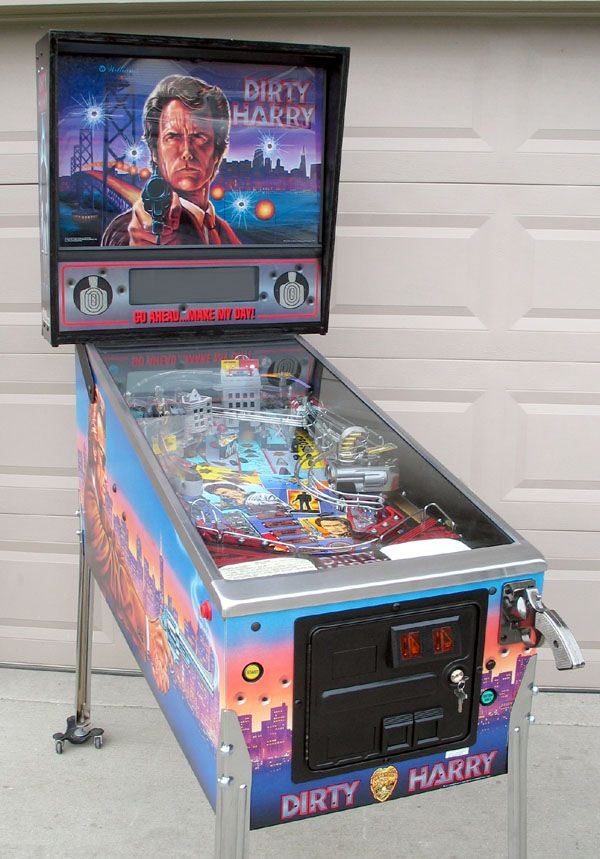 Williams Dirty Harry pinball machine - collector buying