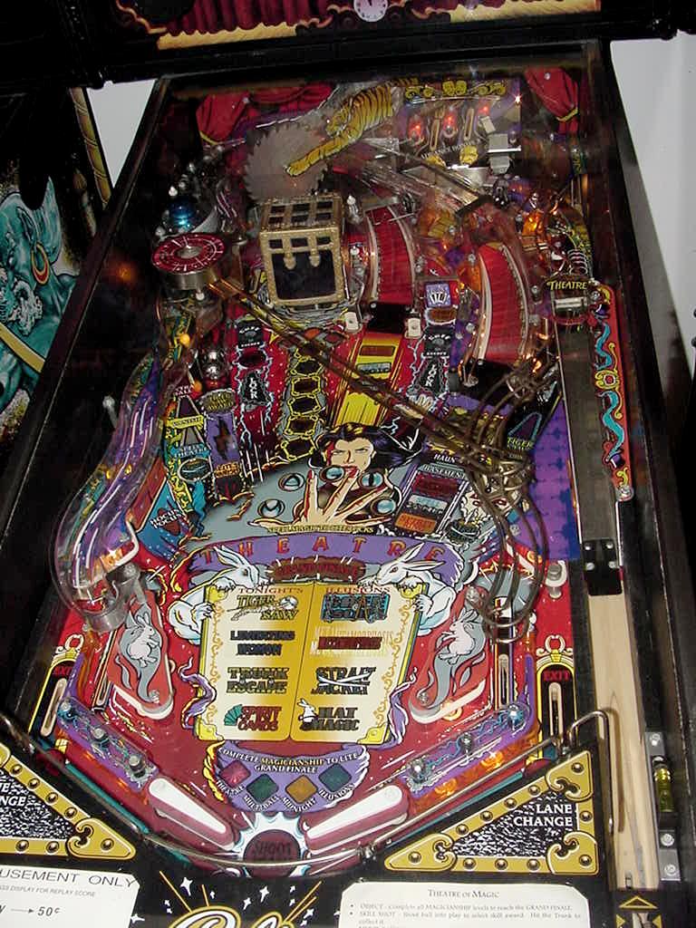 Bally Theatre of Magic pinball - collector buying